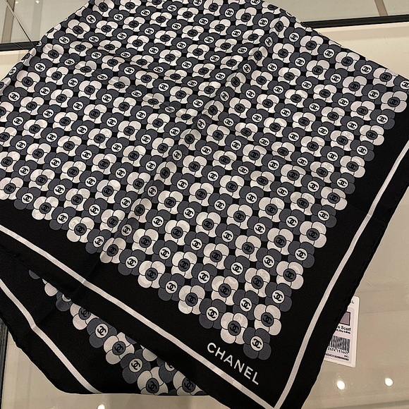 CHANEL | Accessories | Chanel Silk Scarf | Poshmark
